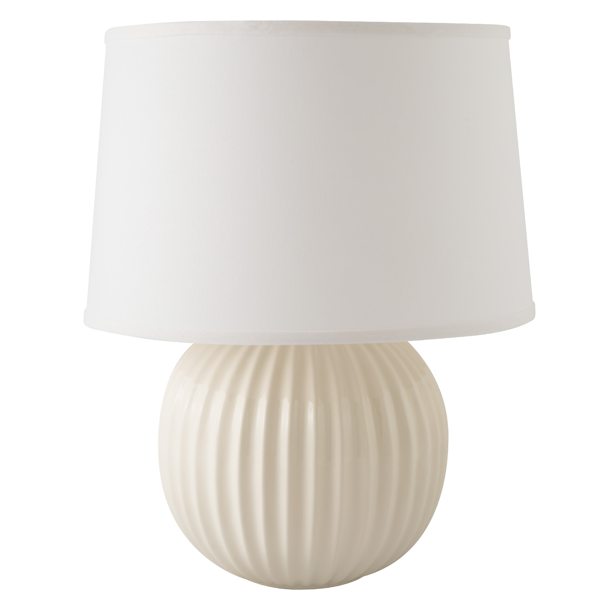 347-01 Fluted Round Lamp | RIVERCERAMICS